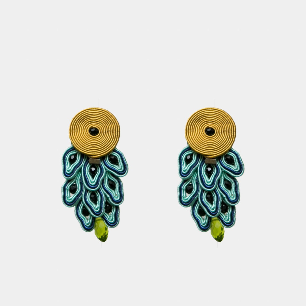 Pendientes Green Río – Musula Jewels - Joyas de alta costura