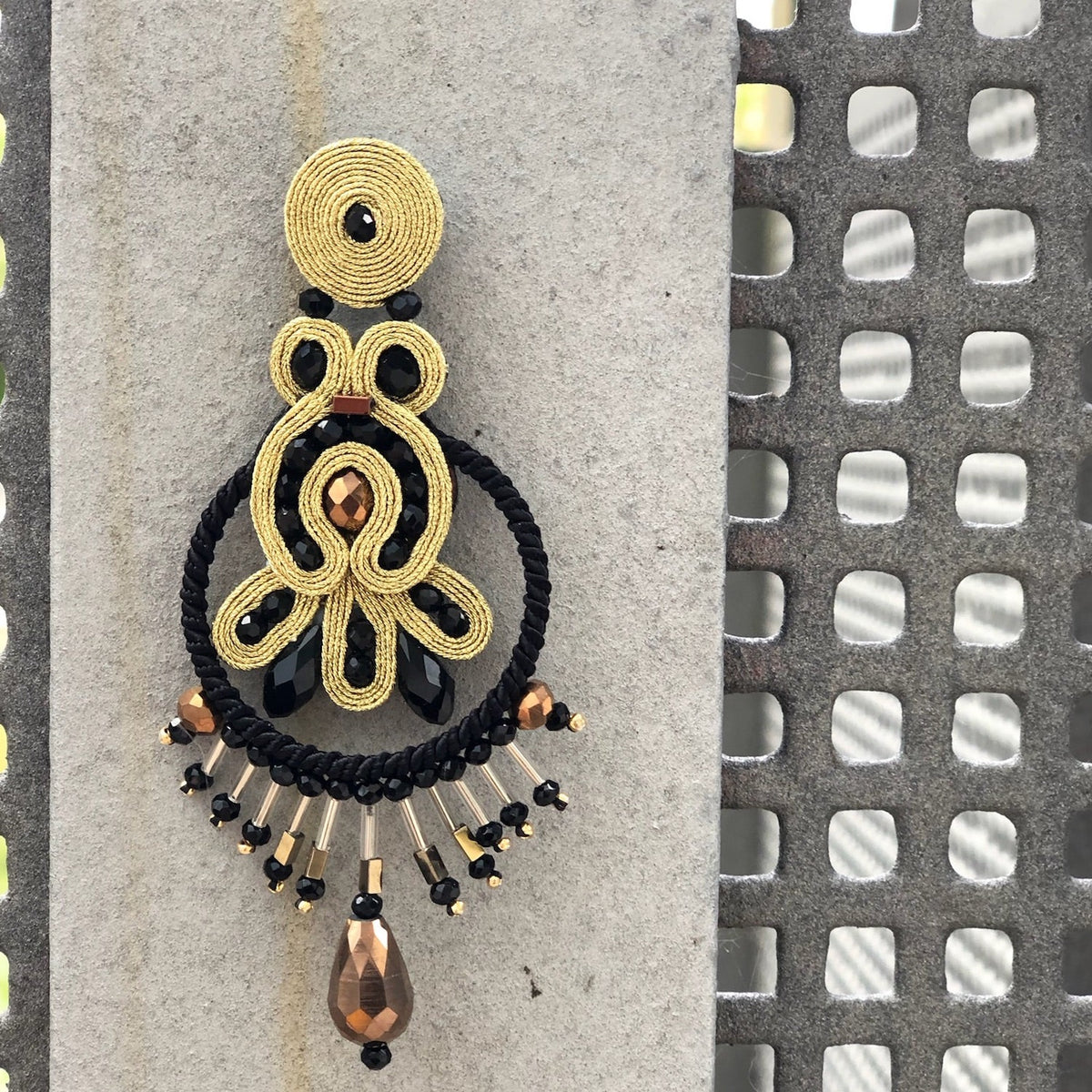 Pendientes Golden Opera – Musula Jewels - Joyas de alta costura